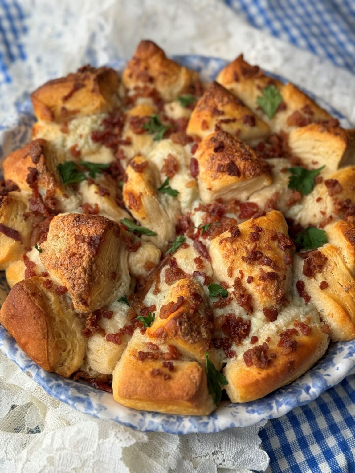 Blue Cheese Biscuit Bites - frontporchlifemagazine.com