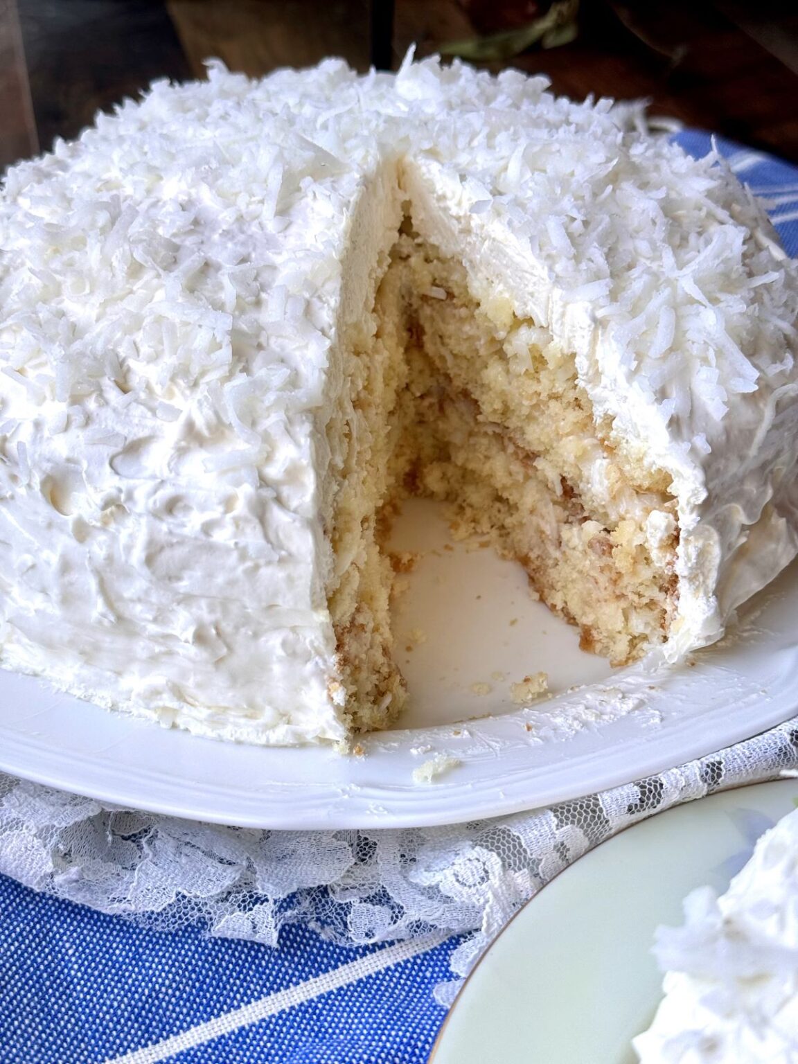 3 Day Coconut Cake - frontporchlifemagazine.com